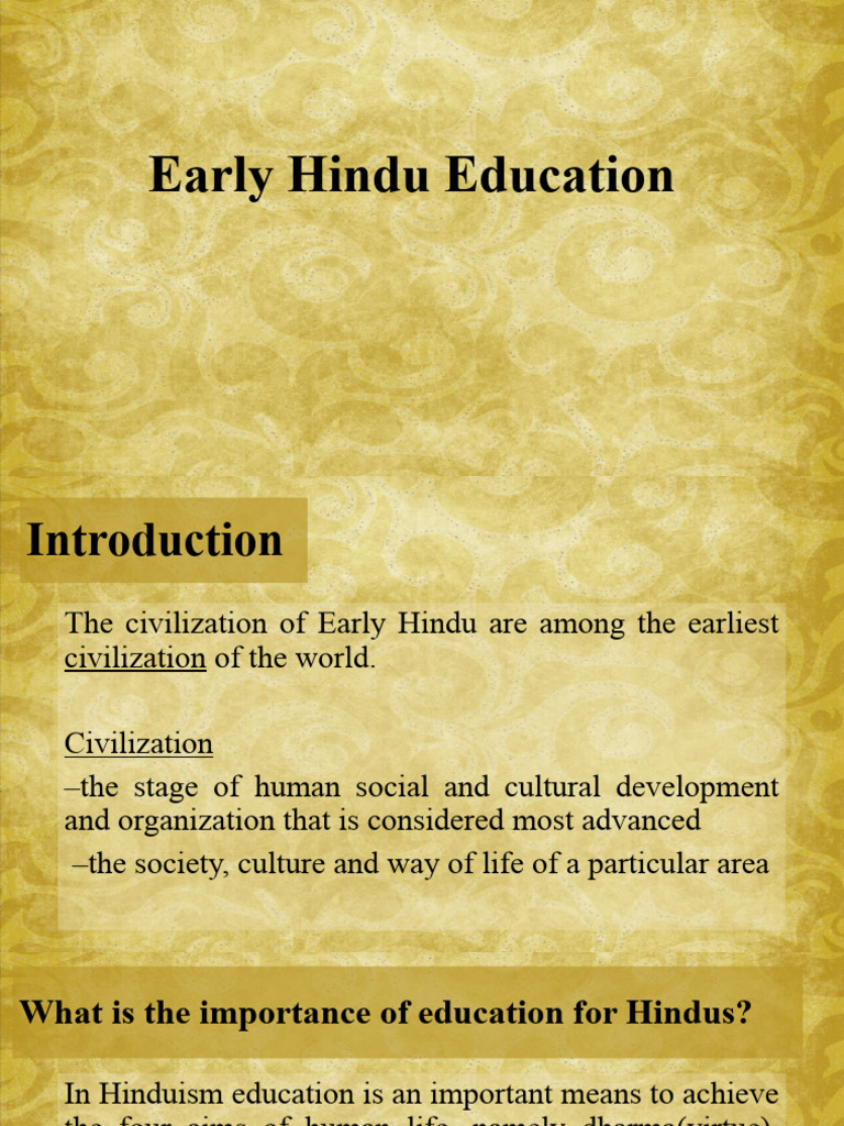 Early Hindu Education | PDF | Confucius | Moksha