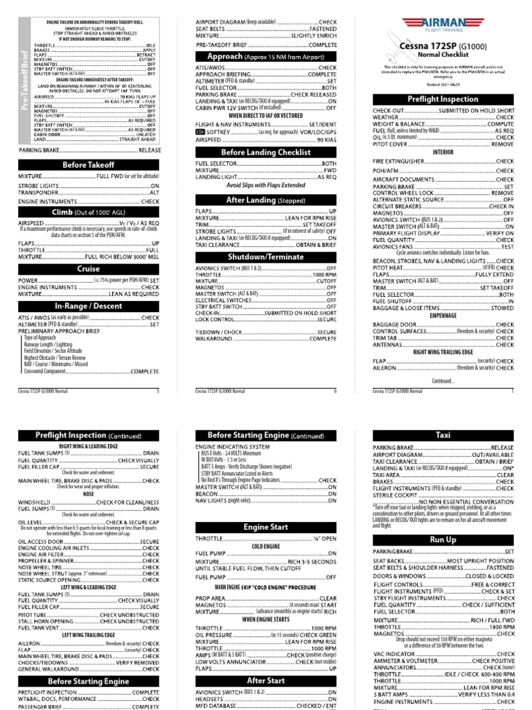Approach: Cessna 172SP | PDF | Aerospace | Aircraft