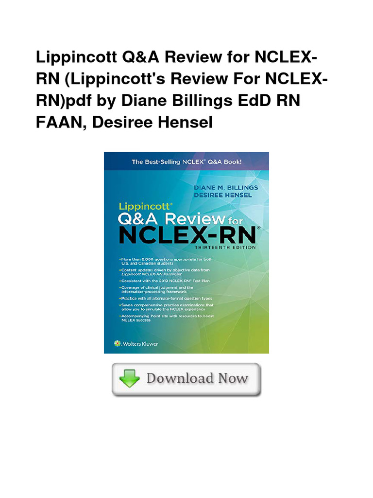 Lippincott Q&A Review for NCLEX-RN PDF | PDF