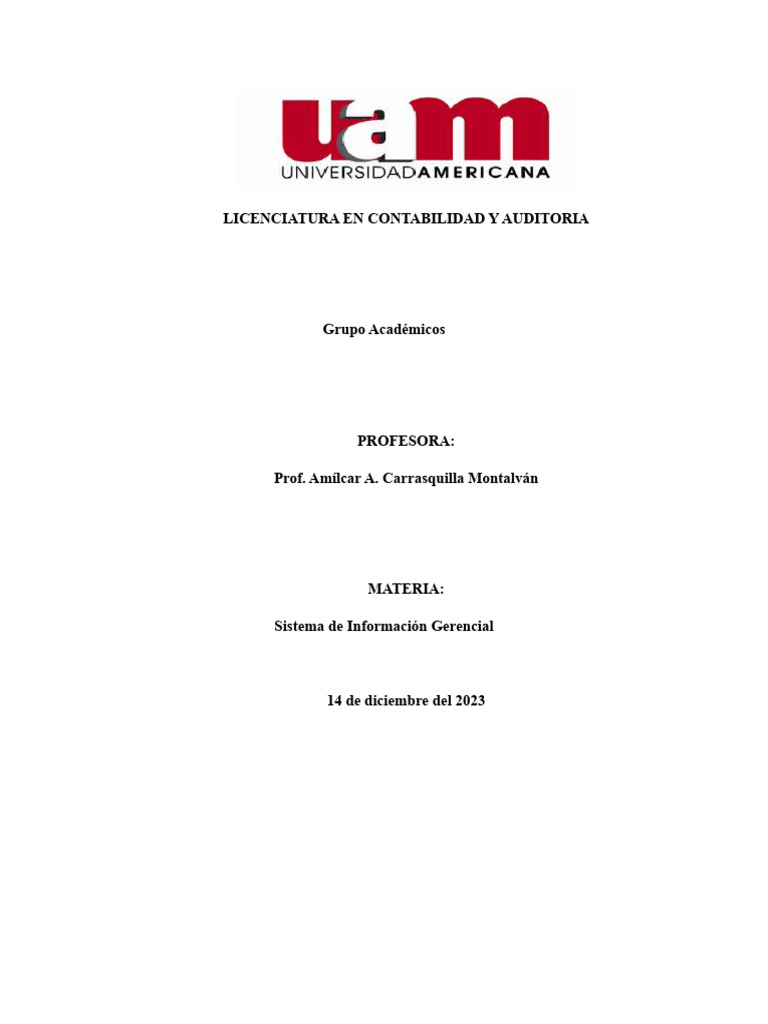 Grupo Academico Uam | PDF | Business | Escalabilidad