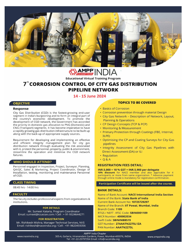 Corrosion Control Training for Gas Pipelines | PDF | Corrosion ...