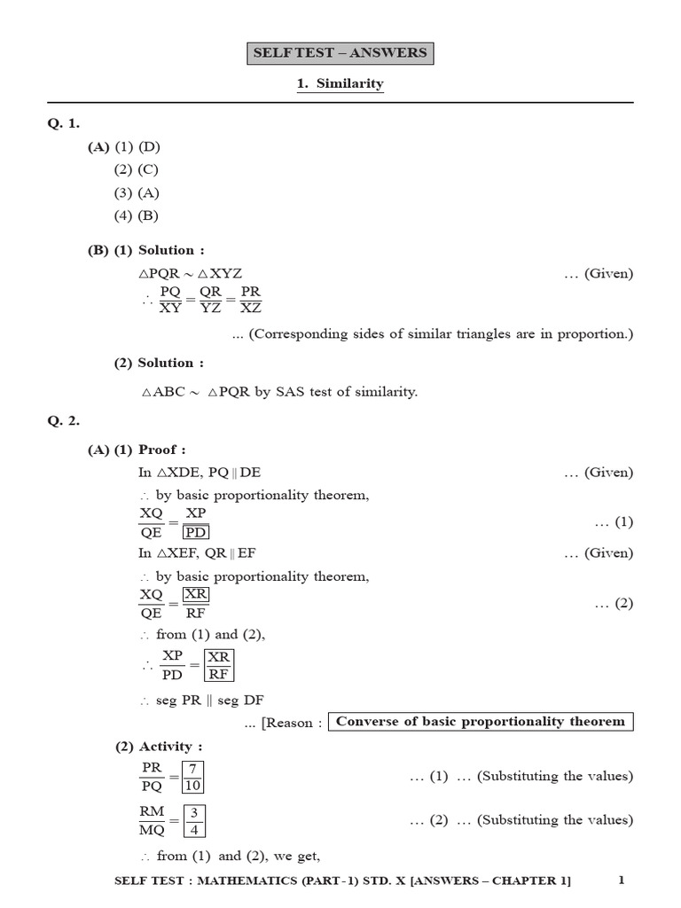 E0596 CH01 Sol | PDF | Elementary Mathematics | Triangle Geometry