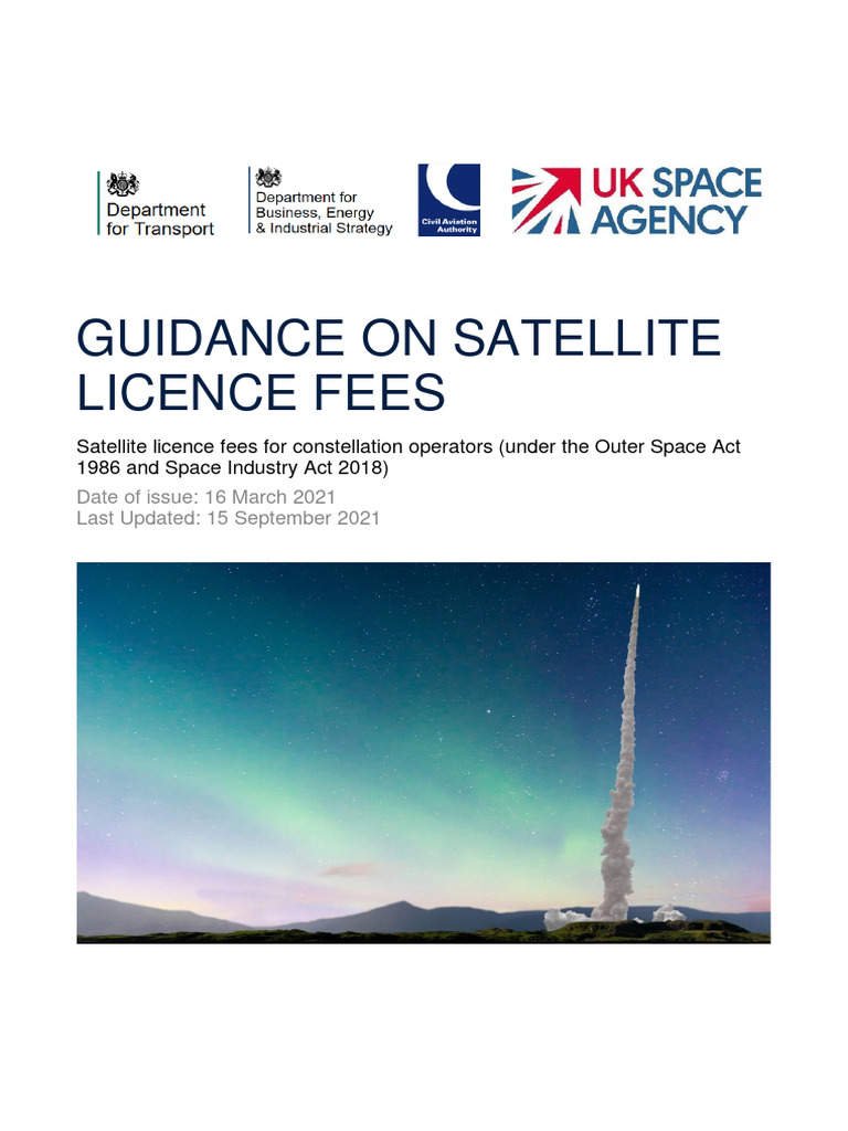 Guidance On Satellite Licence Fees 3 | PDF | License | Copyright