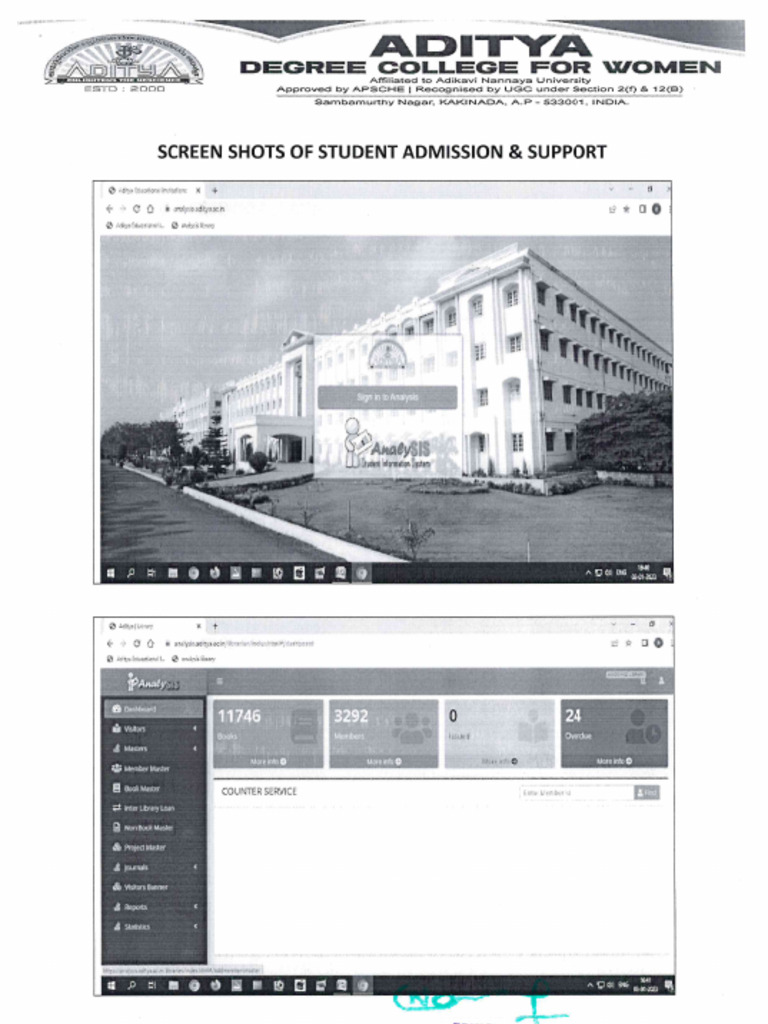 621 Student Admission and Support | PDF