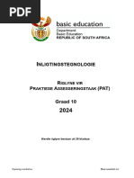 DBO IGO PAT GR 12 2025 - Afr | PDF