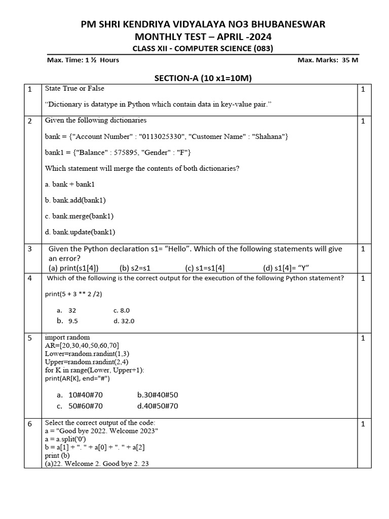 June Set 2 Mt Xii Cs 2024 Pdf Parameter Computer Programming Python Programming Language