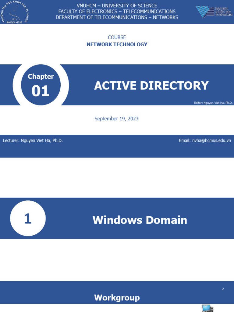 Chapter1 - Active Directory | PDF | Active Directory | Computer Network Chapter1 - Active Directory | PDF | Active Directory | Computer Network
