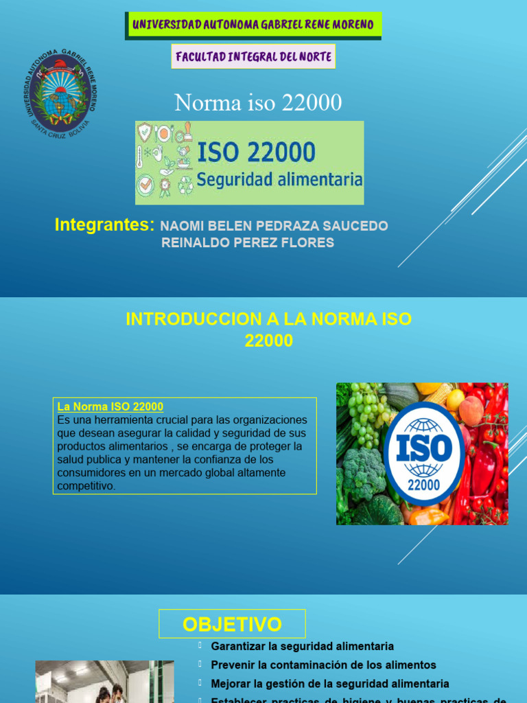 ISO 22000 | PDF | Seguridad alimenticia | Economias