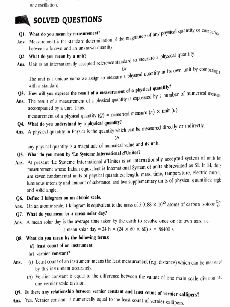 Measurement and Experimentation IX | PDF | Pendulum | Measurement
