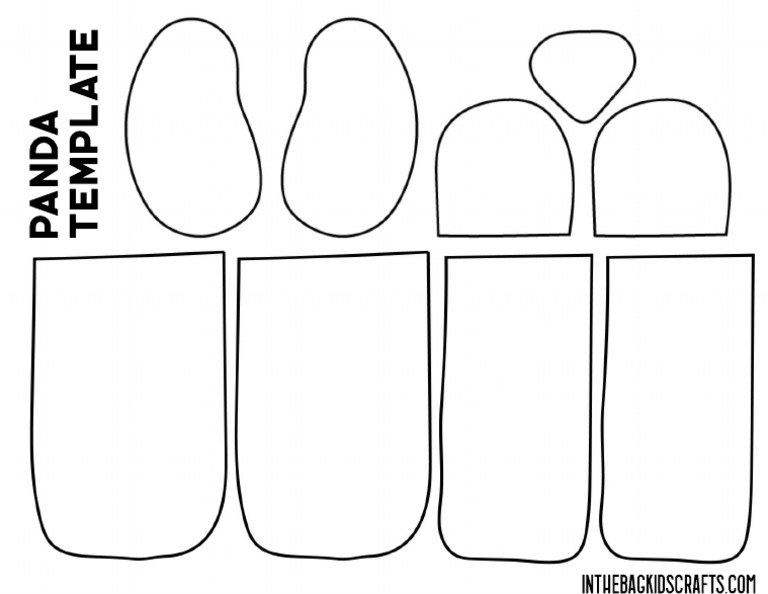 Panda Craft Template | PDF