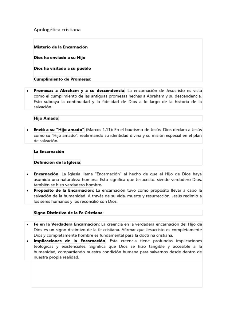Apologética Cristiana | PDF | Jesús | Cristología