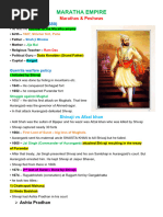 Maratha Royal Family Tree: Shivaji | PDF