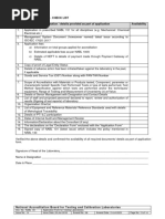 NABL Internal Audit Checklist 2024 | PDF | Calibration | Specification ...