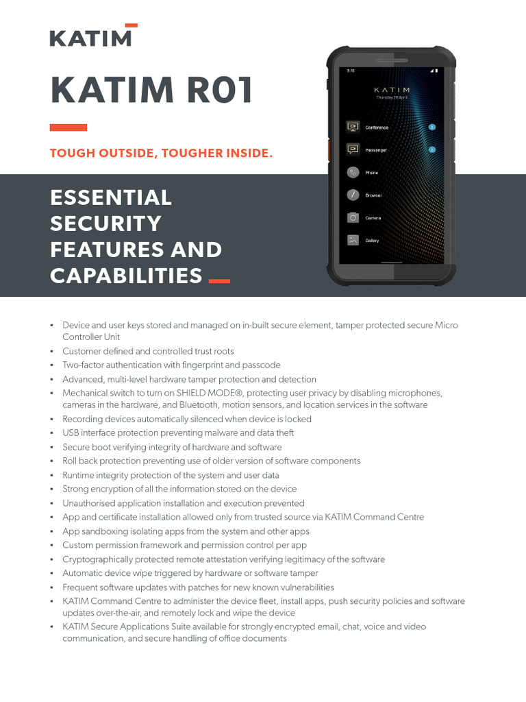 Katim r01 Datasheets en | PDF | Mobile App | Computer Security