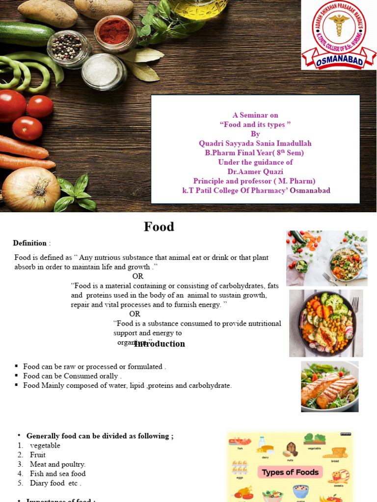 Final Food and Nutrition PPT ..... - 1 | PDF | Foods | Carbohydrates