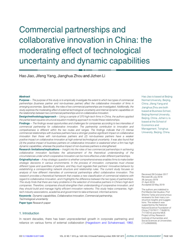 2c 01 Dinda Zatira. Business Partnership | PDF | Innovation | Questionnaire