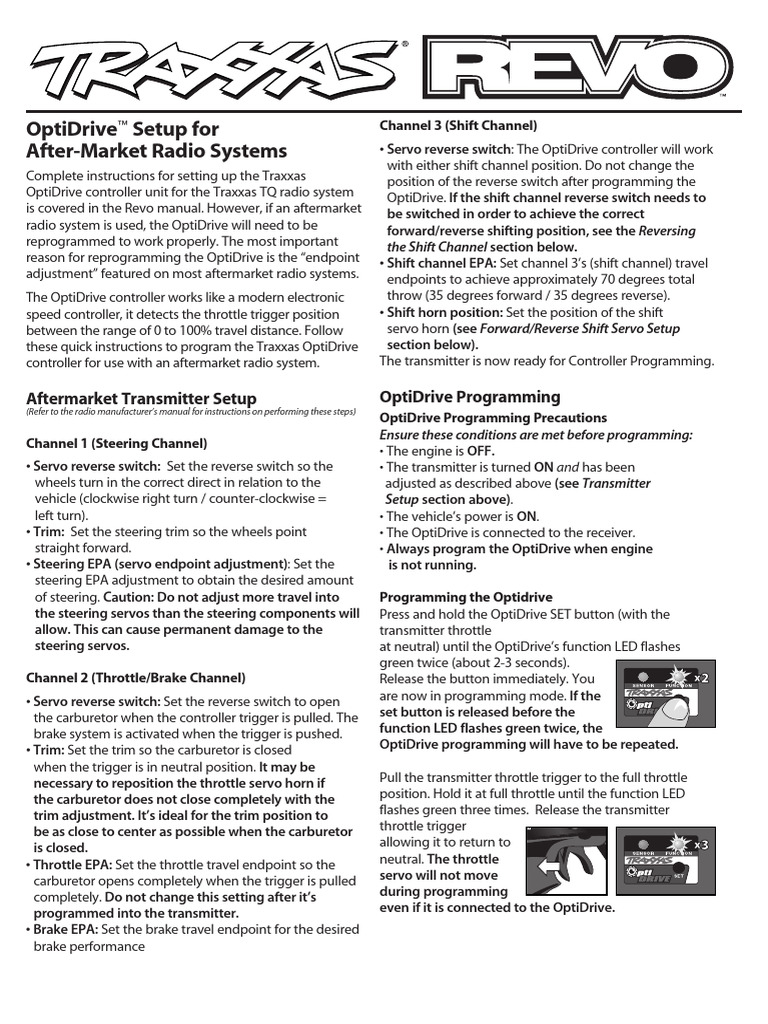OptiDrive Aftermarket Setup | PDF | Throttle | Carburetor