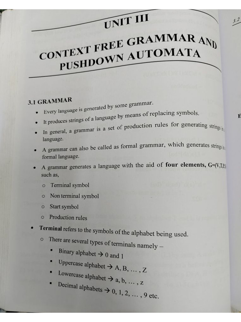 TOC Unit 3 | PDF