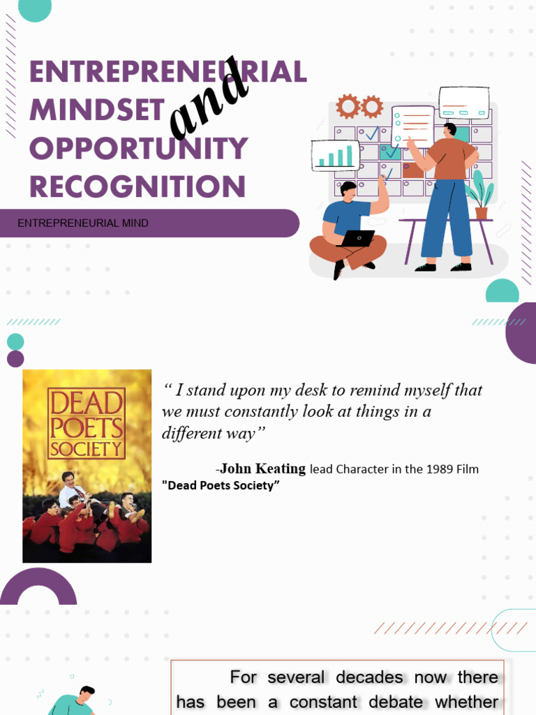 Entrepreneurial Mindset 1 Pdf Entrepreneurship Mindset