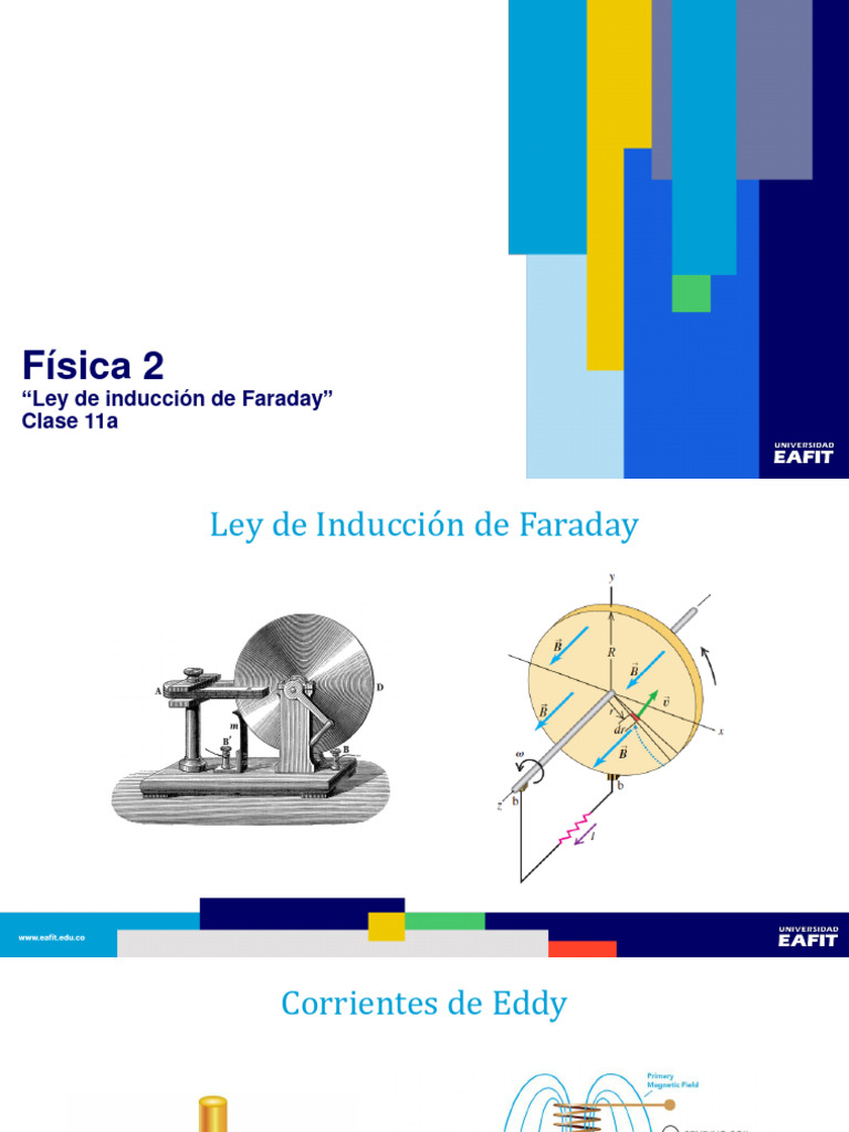 Ley de Faraday | PDF | Inducción electromagnética | Corriente eléctrica