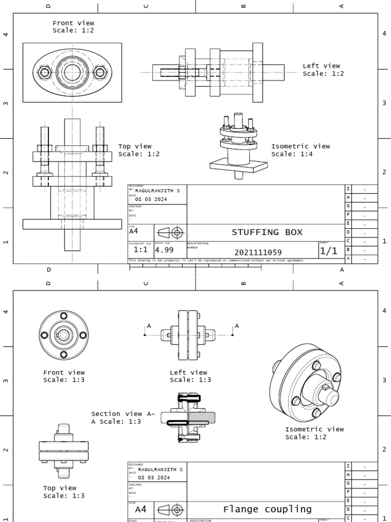 Ragulranjith GM Lab Assignment | PDF | Office Equipment | Drawing