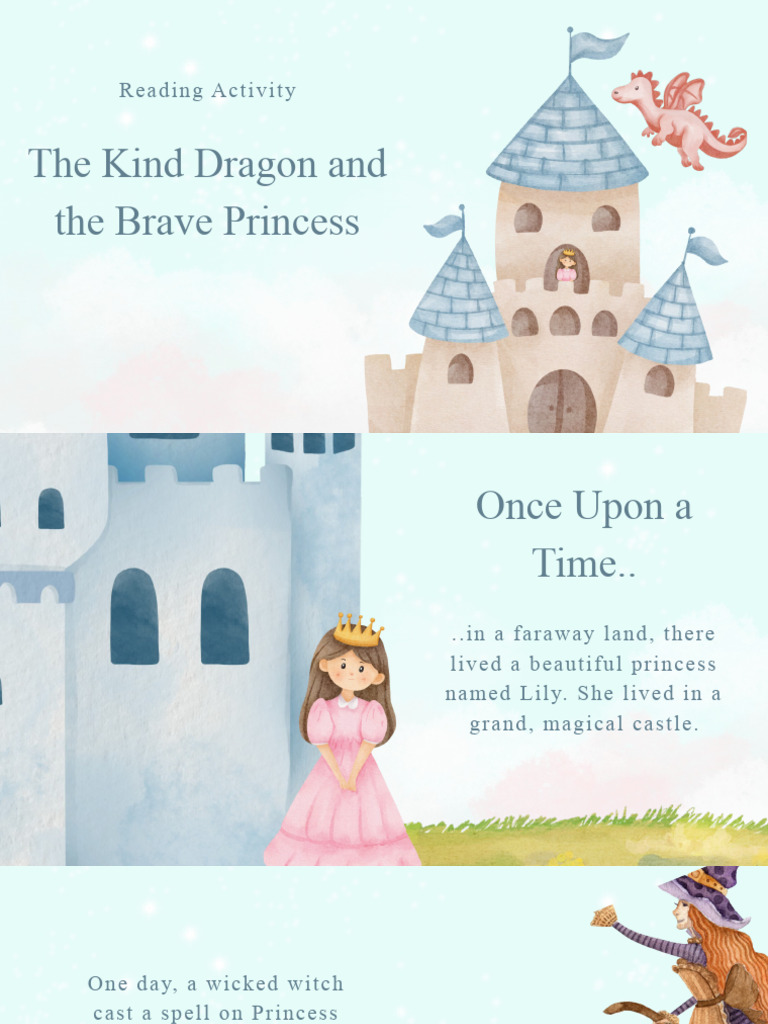 Illustrative Watercolor Reading Activity English Educational ...