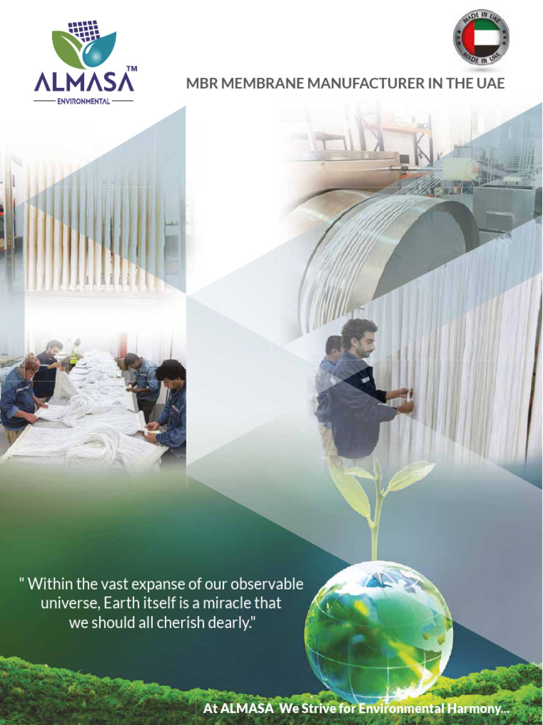 Al Masa MBR Solutions for UAE Wastewater | PDF | Membrane | Filtration