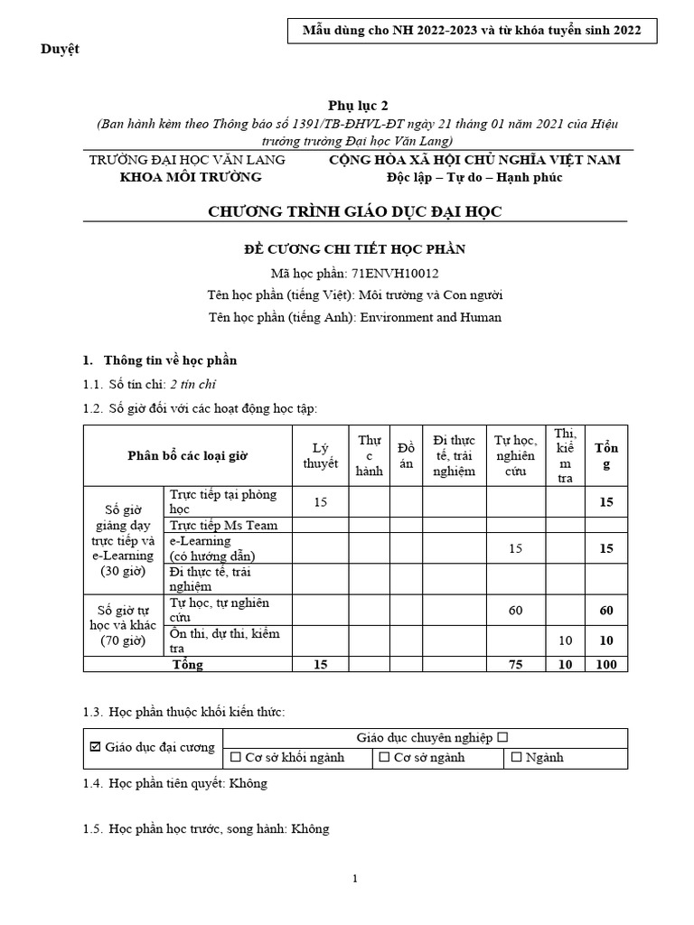 232-71ENVI10012-DCCT - MoÌ I Truì Oì Ì NG Vaì Con Nguì Oì Ì I | PDF