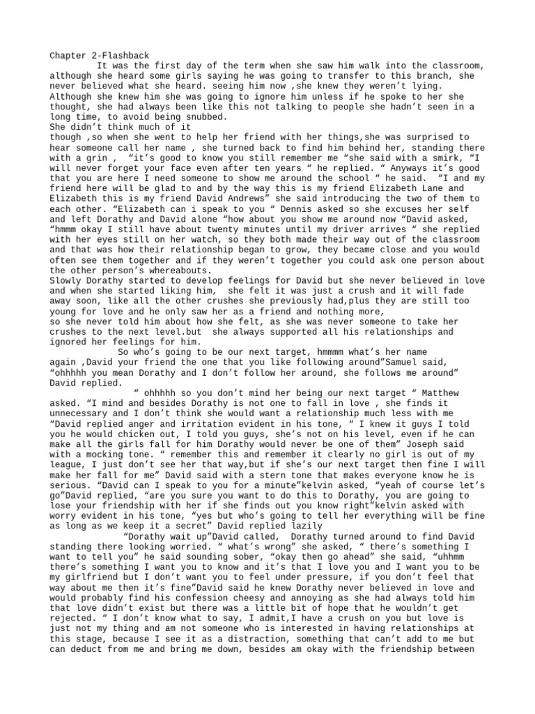 Shattered Romance Chapter 2 | PDF