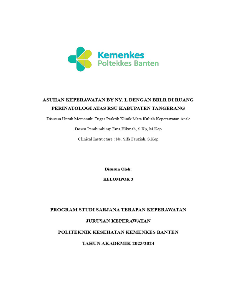 Askep BBLR 3 | PDF | Kesehatan Holistik | Sains & Matematika