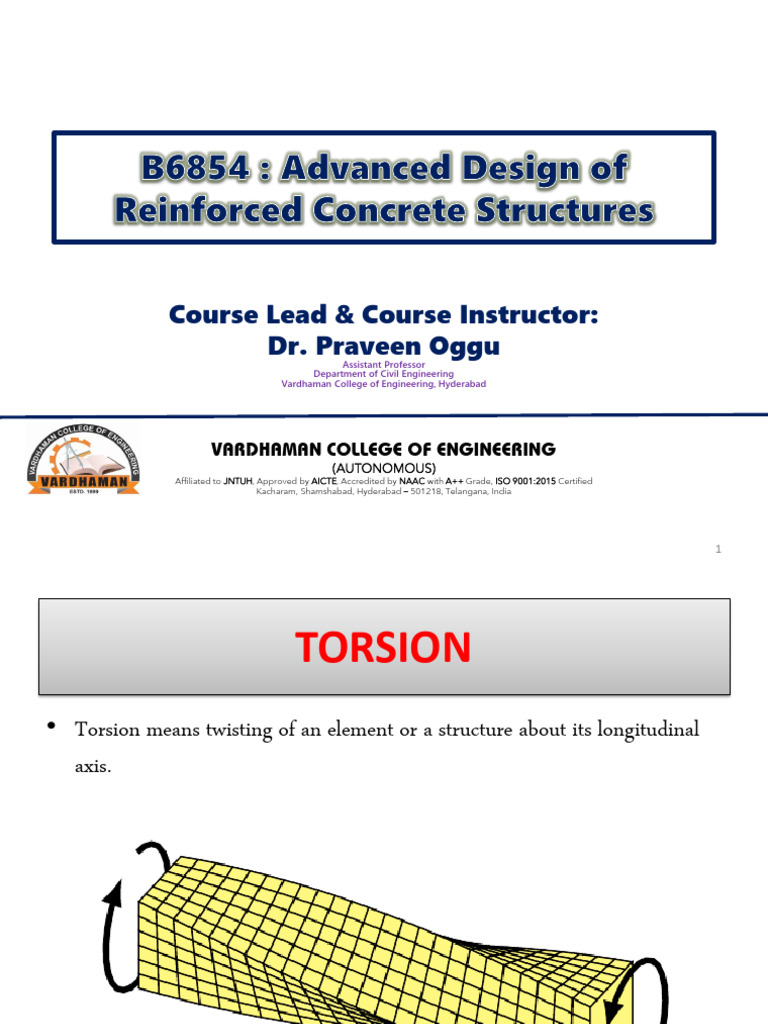 ADRCS 8 Torsion | PDF | Bending | Beam (Structure) ADRCS 8 Torsion | PDF | Bending | Beam (Structure)