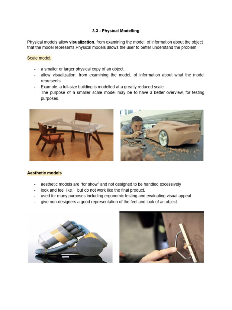 3.3 - Physical Modelling | PDF | Simulation | Prototype