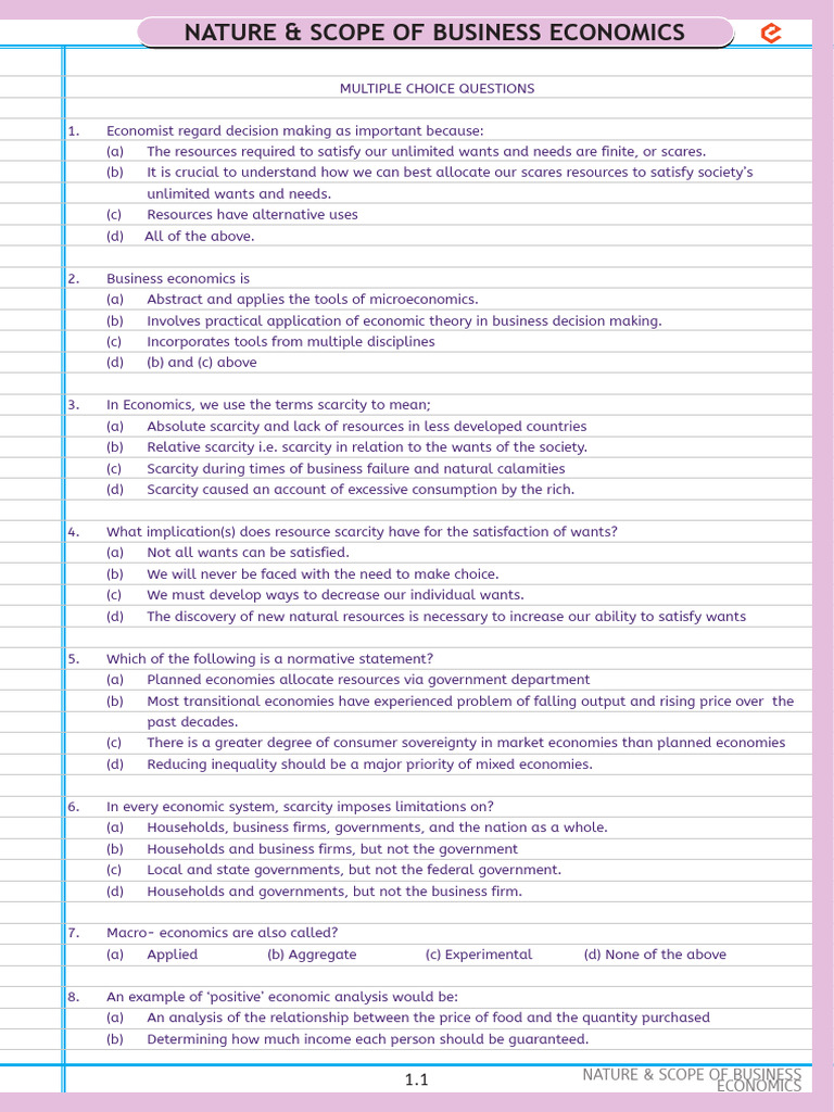 Cafc LDR Eco Book | PDF | Elasticity (Economics) | Demand