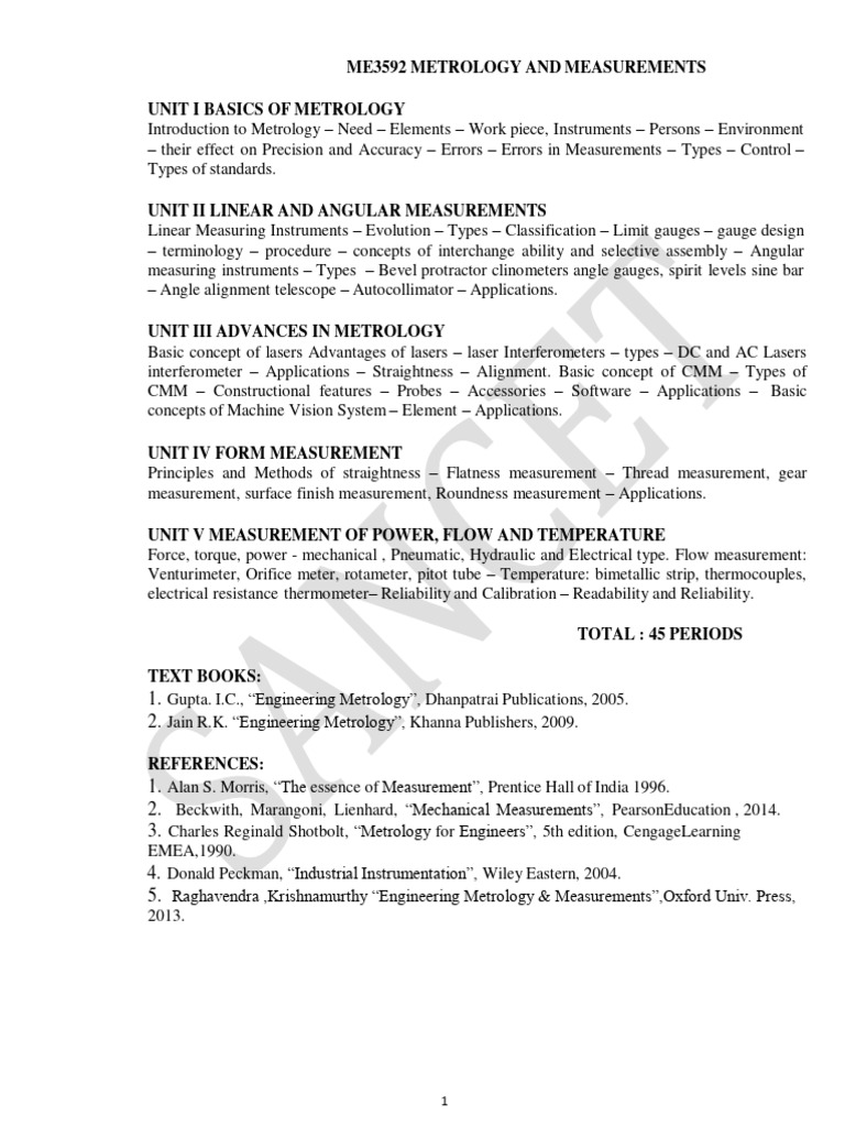 Metrology & Measurements Guide | PDF | Accuracy And Precision | Observational Error