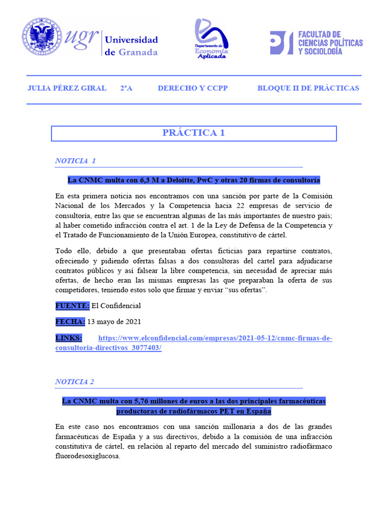 BLOQUE II PRÁCTICAS | PDF | Comercio ilegal de drogas | Drogas