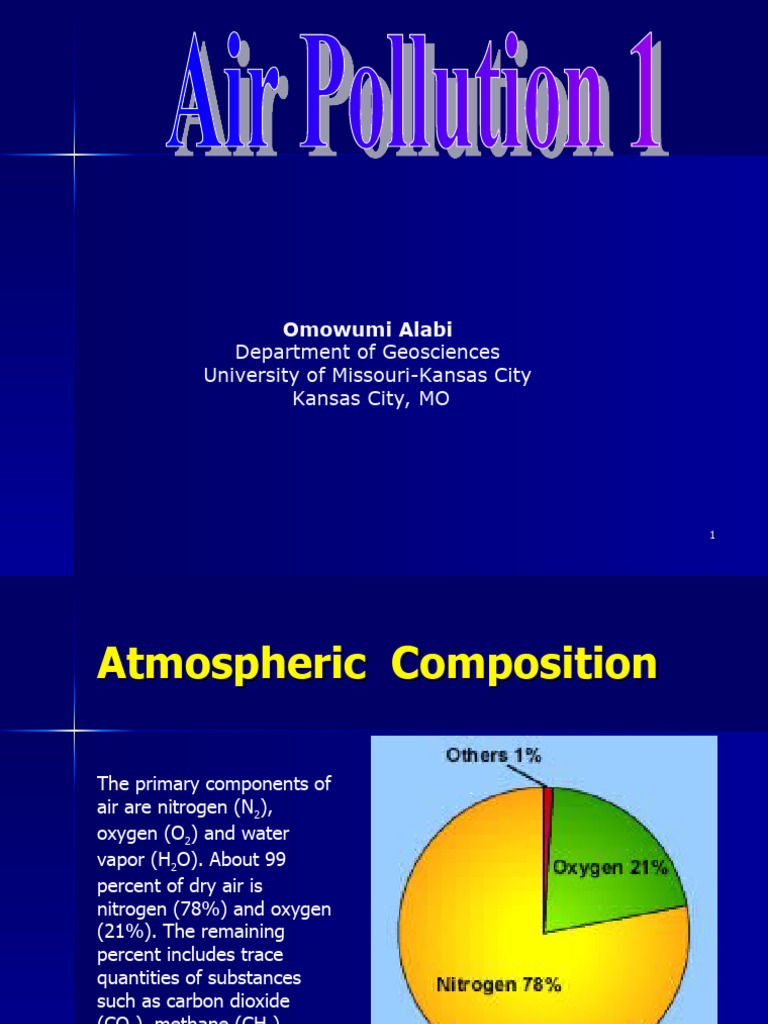 Air Pollution | PDF | Atmosphere Of Earth | Air Pollution