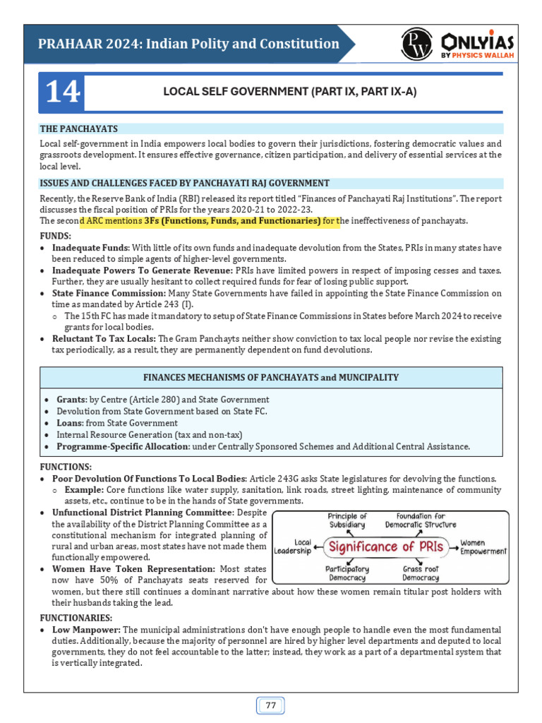 Unit 3 Polity | PDF | Government | Governance