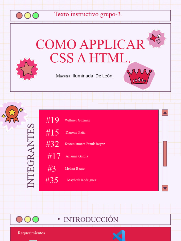 Como Applicar CSS A HTML | PDF | HTML | Ciencias de la Computación