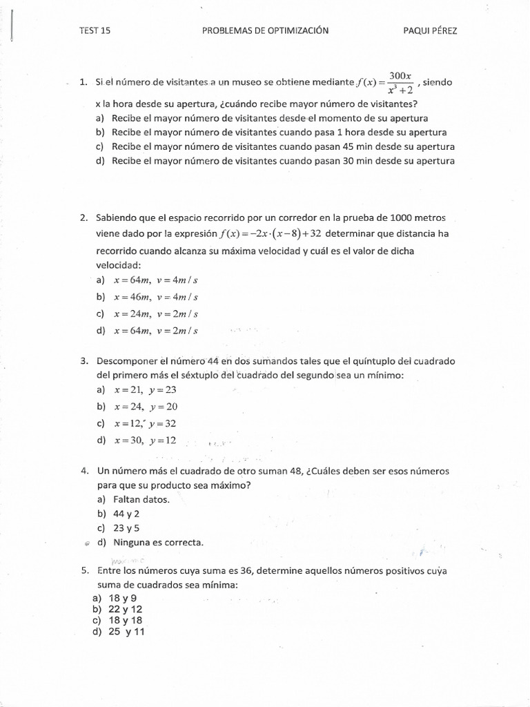 Problemas de Optimización | PDF