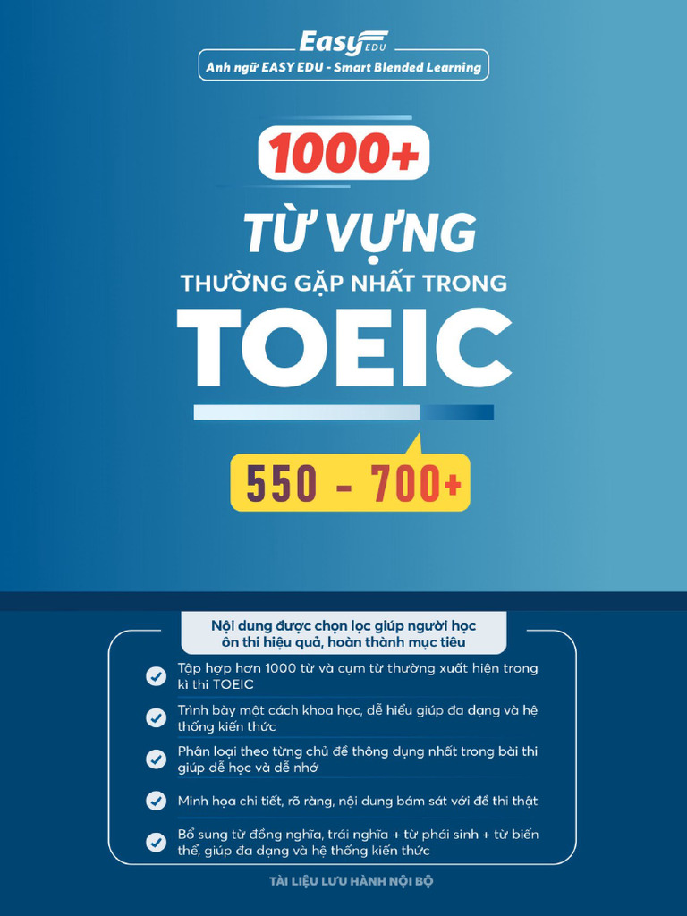 1000+ T VNG Thưng GP NHT Trong TOEIC (OK) | PDF