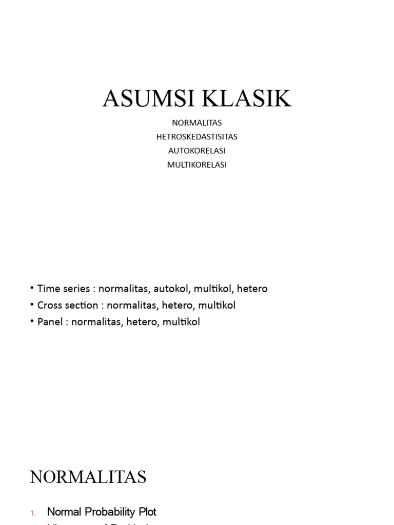 Ekonometri Hima 1 | PDF | Sains & Matematika