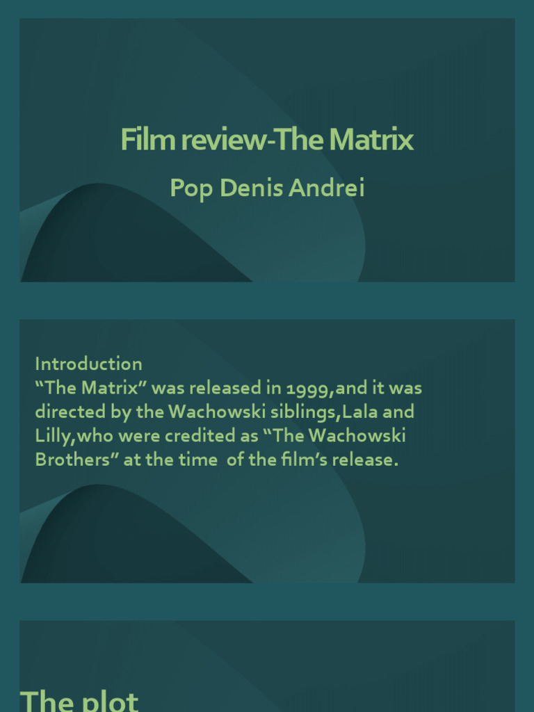 Film Review Pop Denis Andrei | PDF