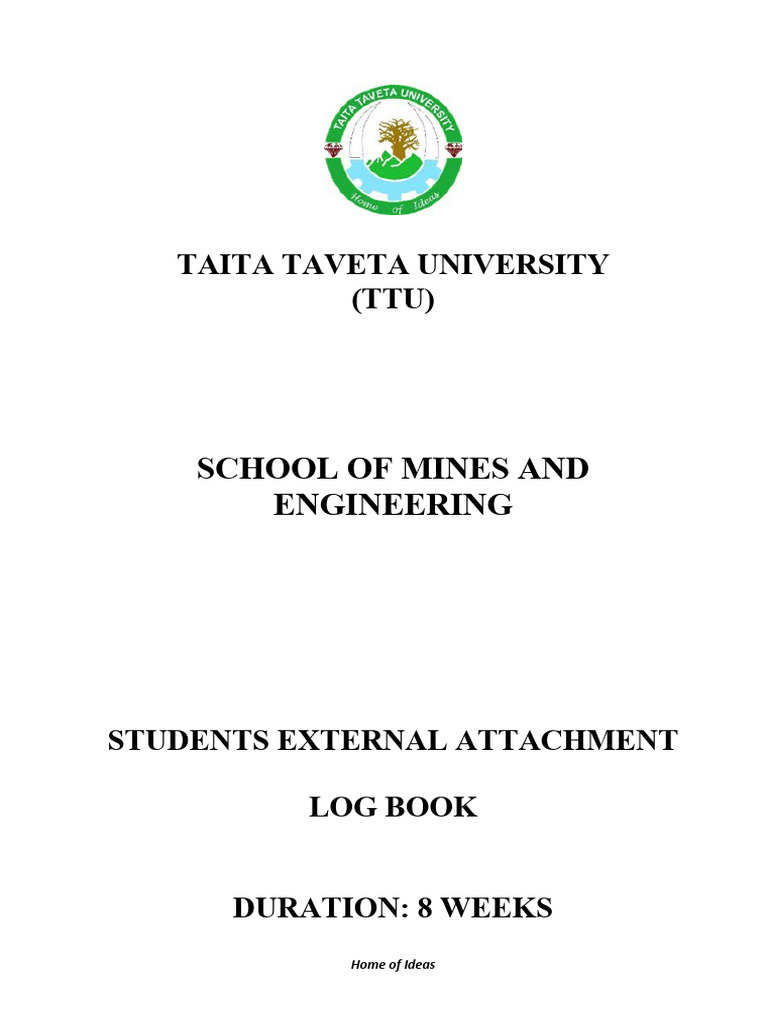 TTU Engineering Attachment Log Book | PDF