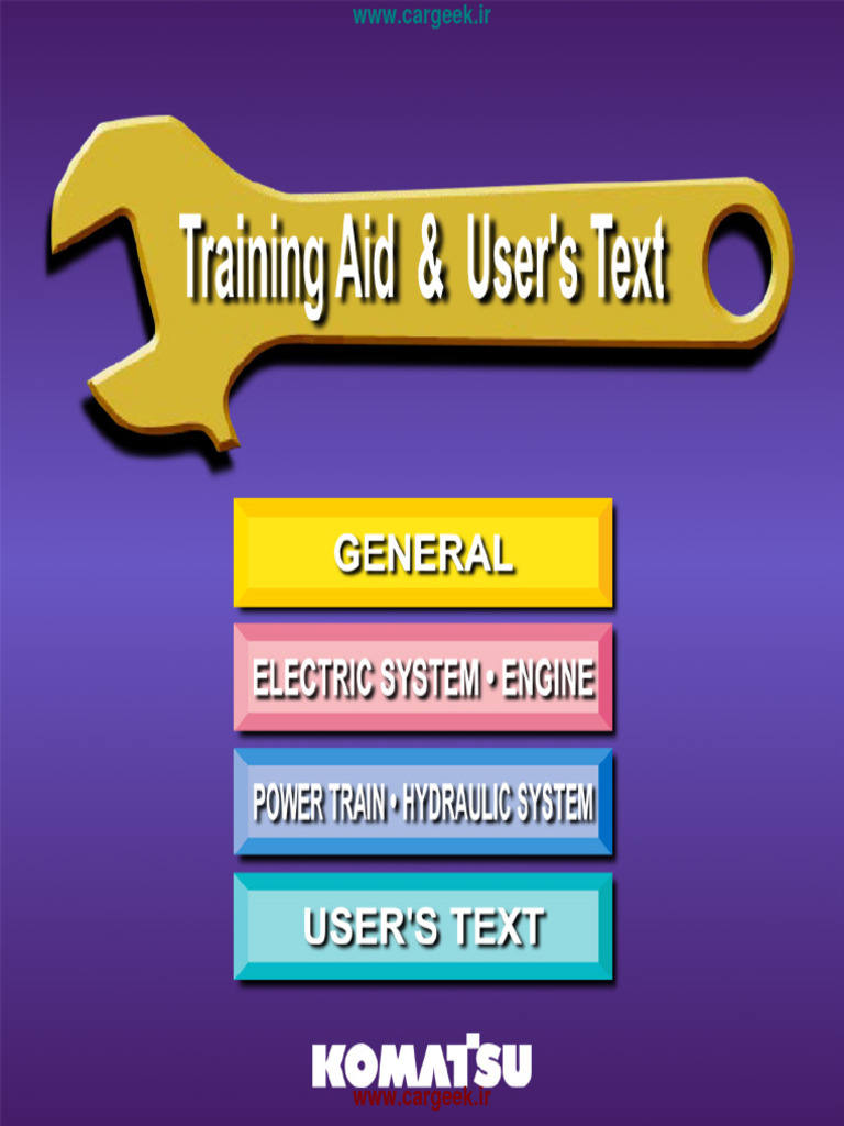 Komatsu Training Aid | PDF