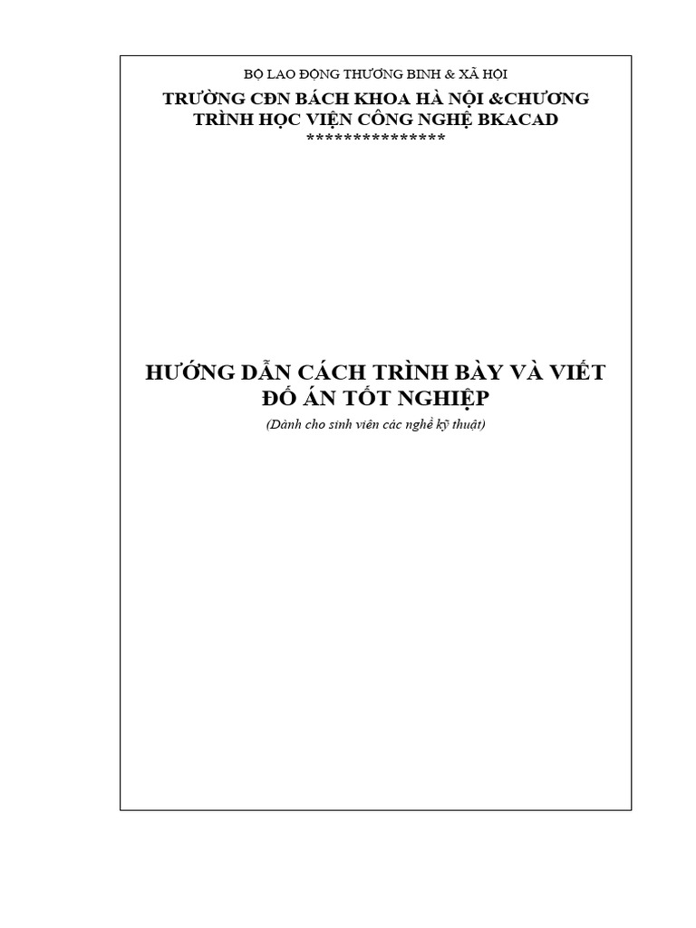 Mauhuongdanvietdoantotnghiep-Khoa cntt-2024 | PDF