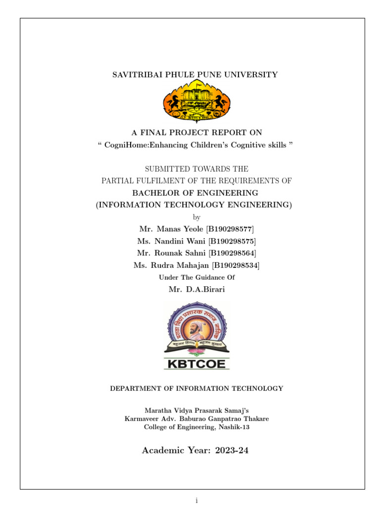 Academic Year: 2023-24: Under The Guidance of | PDF | World Wide Web | Internet & Web