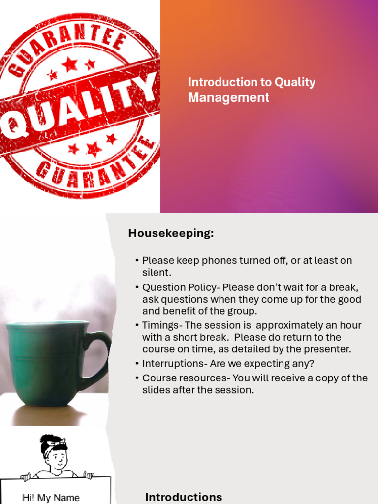 ISO 9001 Quality Induction | PDF | Quality Assurance | Systems Thinking