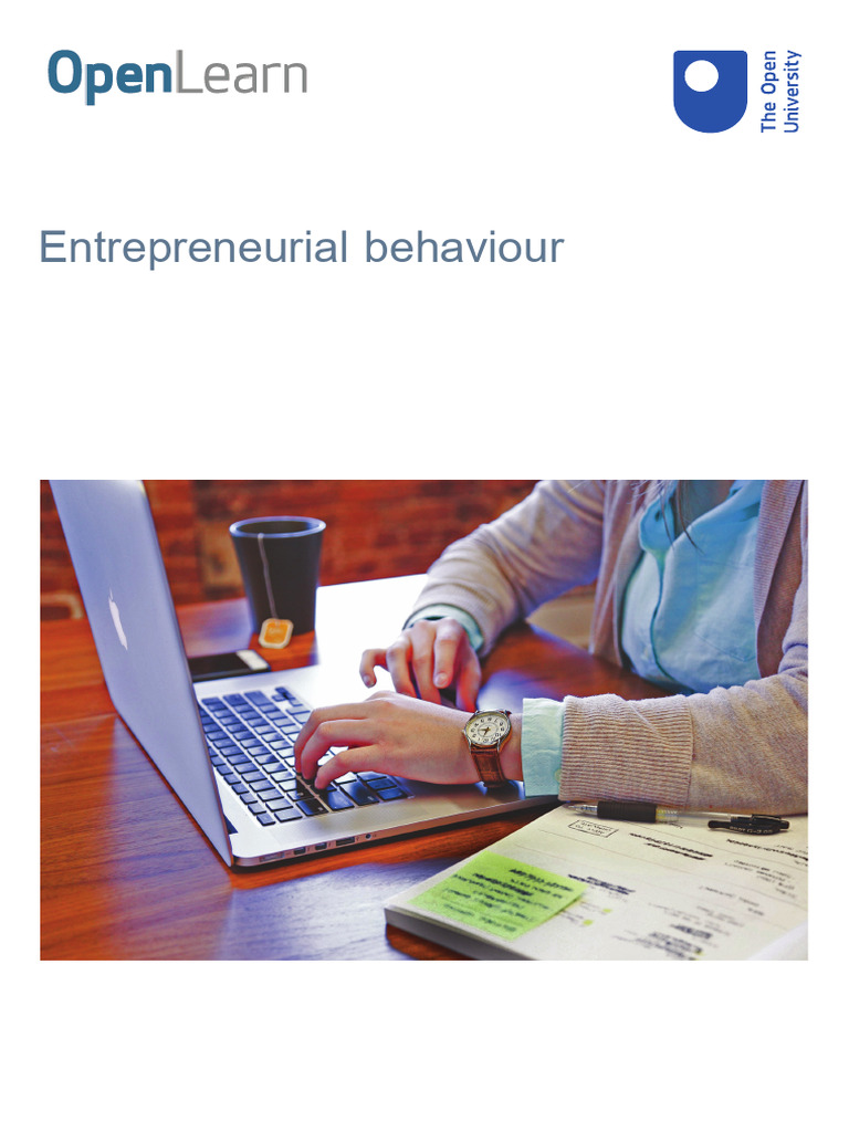 entrepreneurial_behaviour_printable | PDF | Entrepreneurship | Leadership