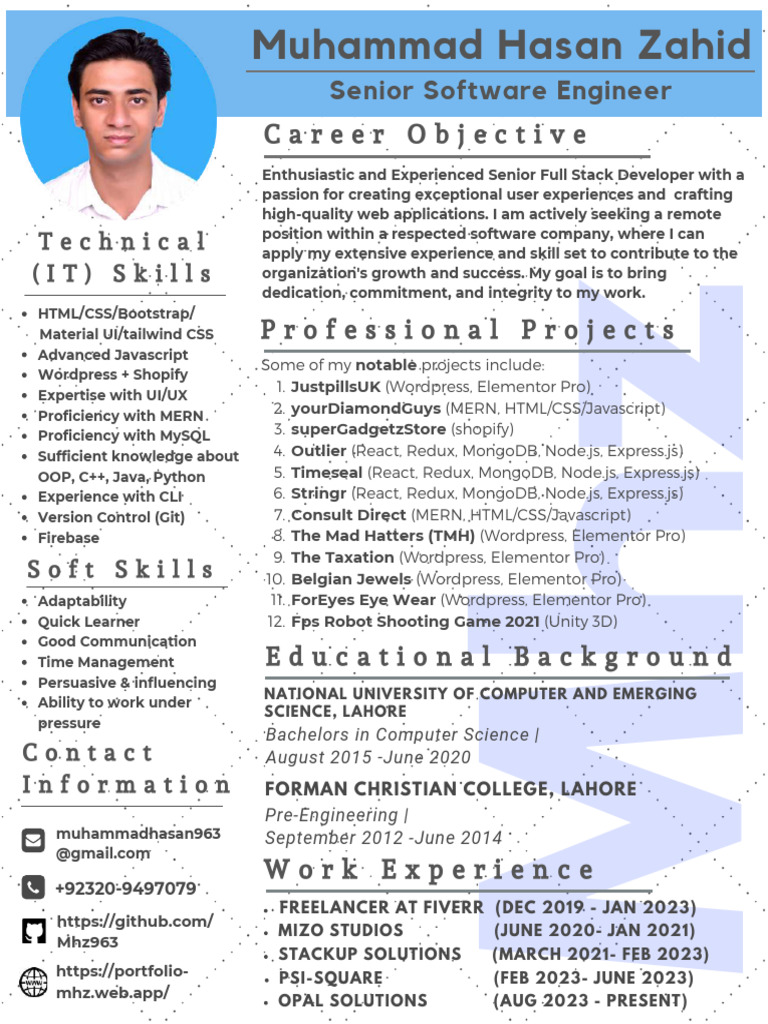 MHZ Resume - Compressed | PDF | Java Script | World Wide Web