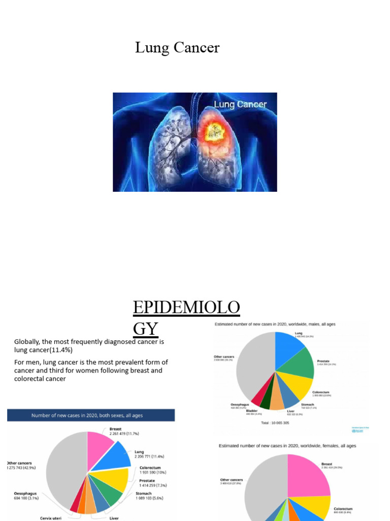 Lung Cancer PPT DR - Vinodkumar | PDF | Epidermal Growth Factor ...